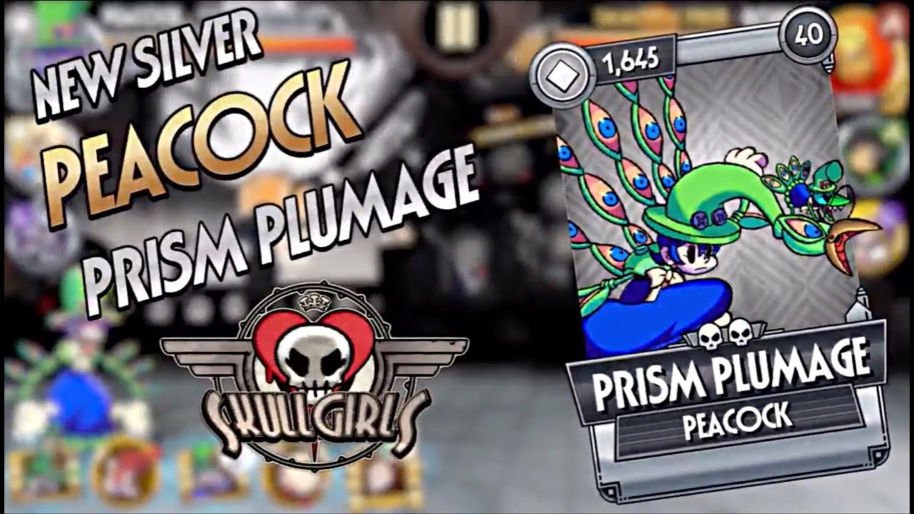 NEW Silver Peacock Prism Plumage!! - Skullgirls Mobile - YouTube