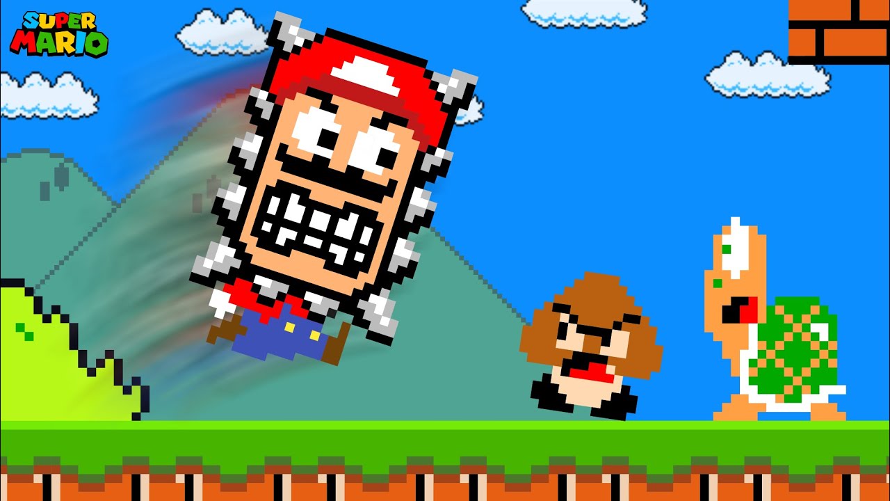 Super Mario Bros., But Mario Can Combine With Anything... - YouTube