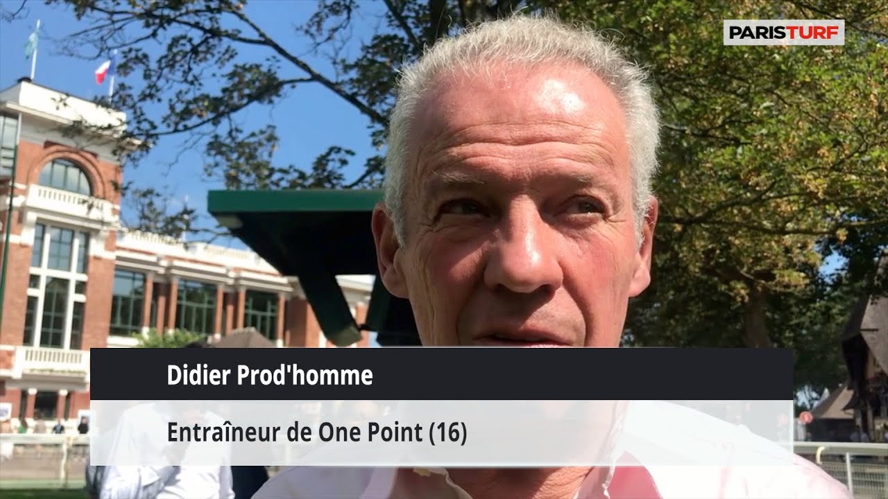 Didier Prod'homme, entraîneur de One Point (14/08 à Clairefontaine ...