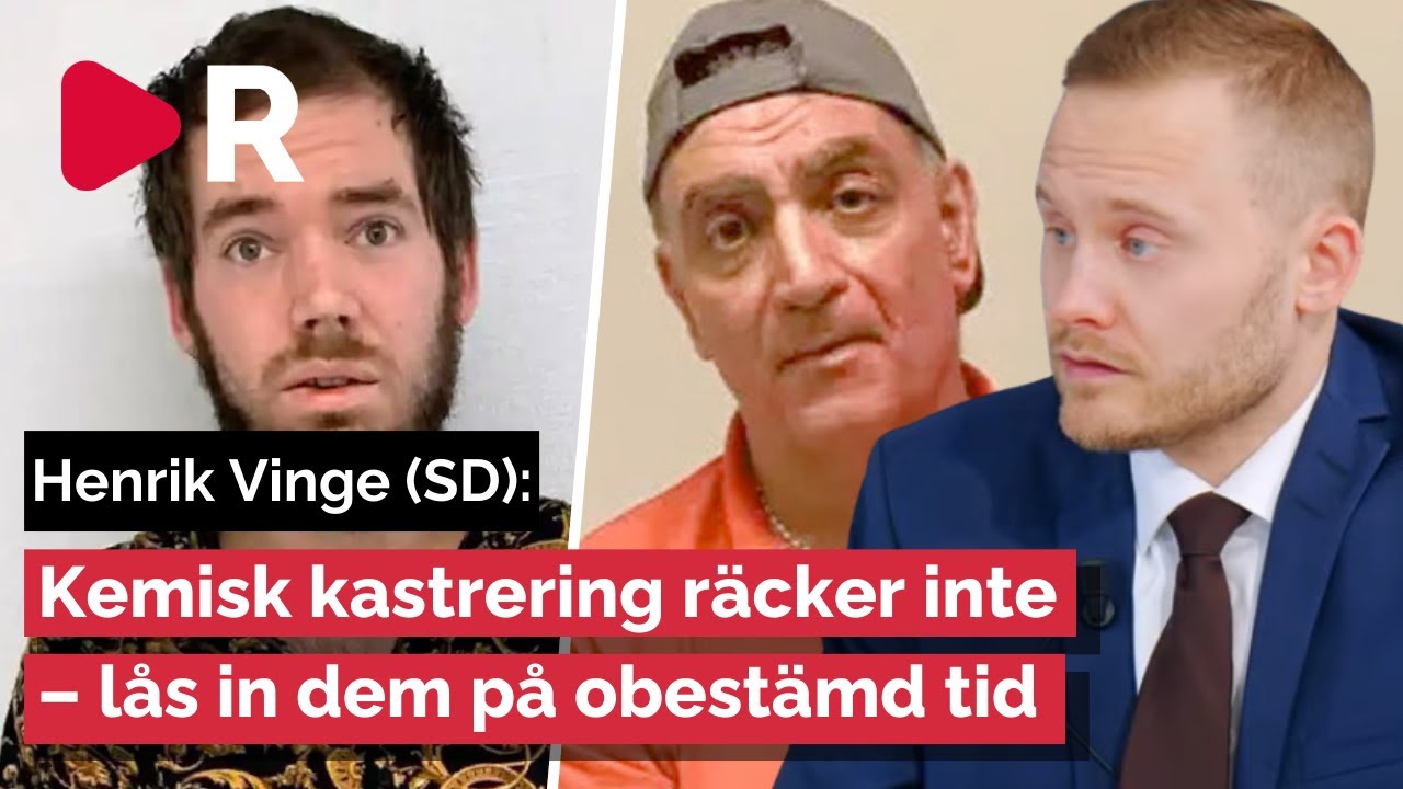 Henrik Vinge (SD): Serievåldtäktsmän ska låsas in på obestämd tid - YouTube