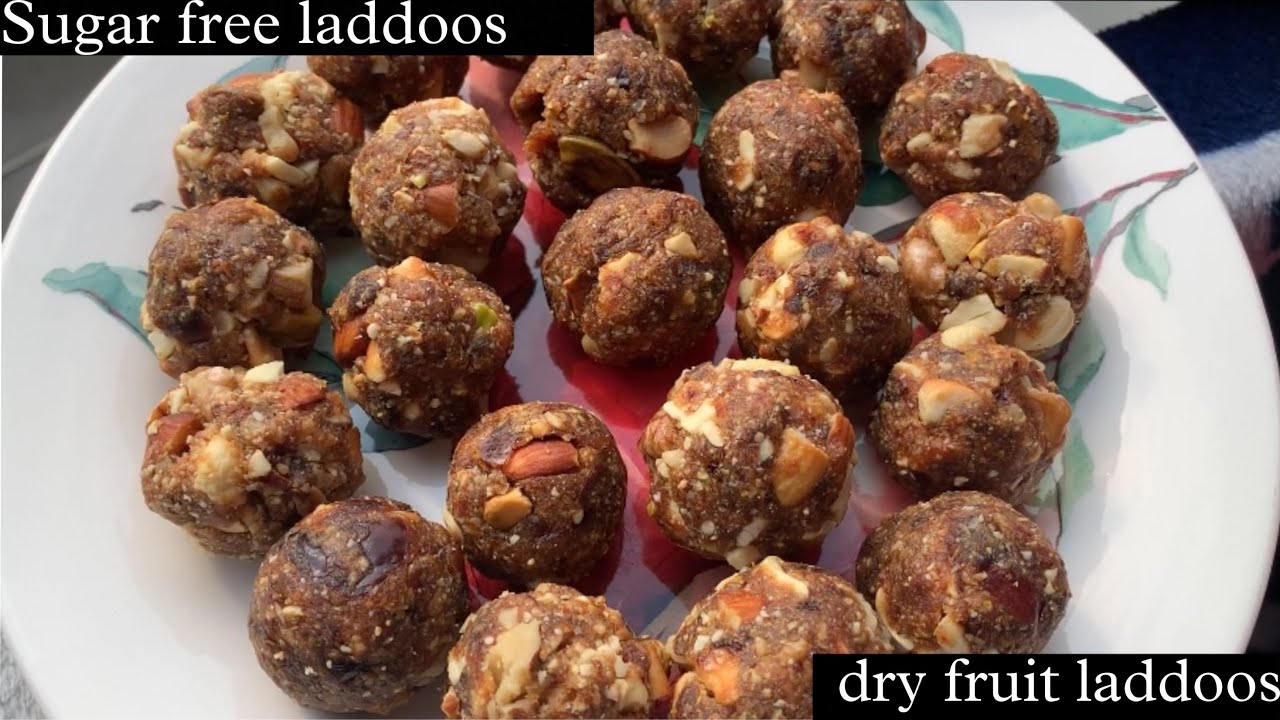 Sugar-Free Laddoos Recipe|Khajoor Laddoos Recipe|Dates Laddoo|बिना चीनी ...