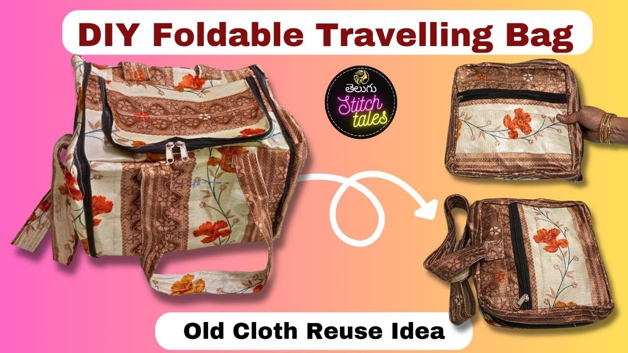 DIY Travel Bag Masterclass: Easy Homemade Carry-On & Large Bag Sewing ...