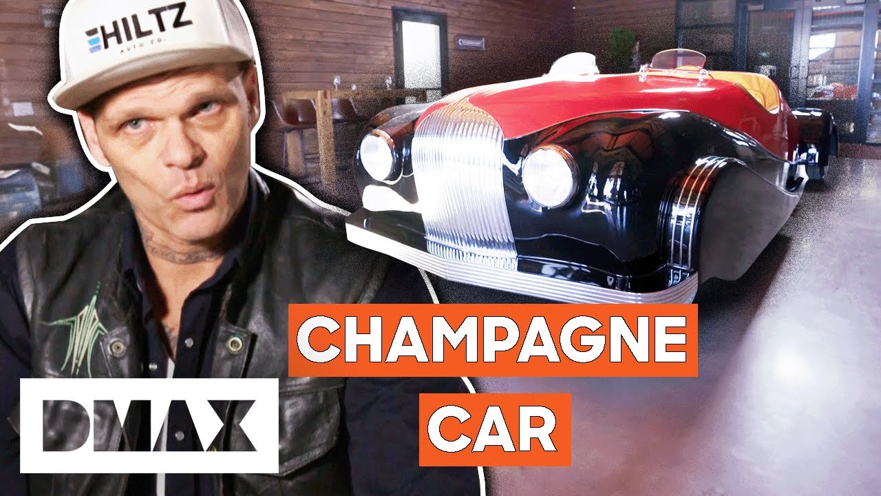 Custom "Champagne Car" STUNS Winery Owners | Bad Chad Customs - YouTube