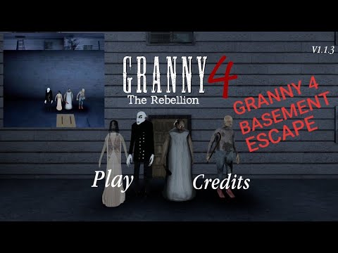 Granny 4 The Rebellion Basement Escape In Easy Mode - YouTube