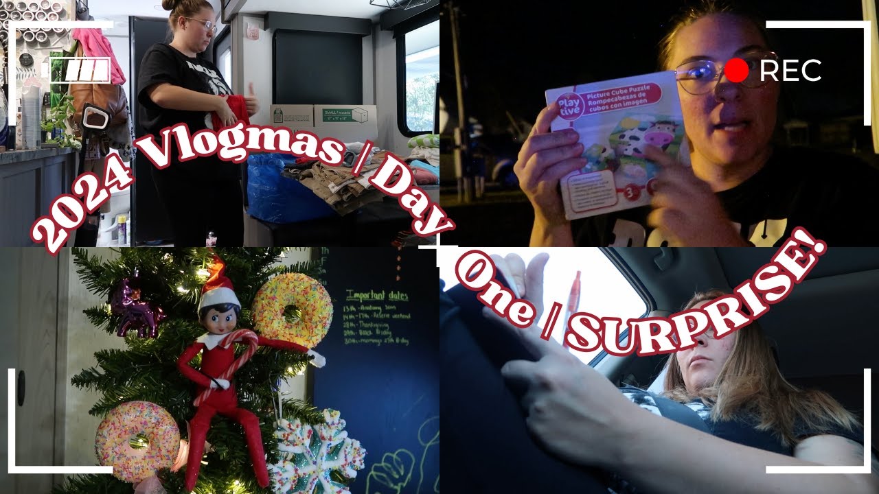 SURPRISE!! Vlogmas Comes One Day Early 🎅📷 Vlogmas Day One 2024 - YouTube