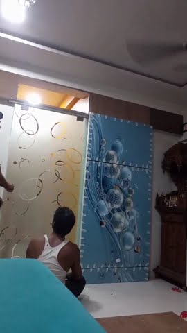 cancel sliding door mirror dining table - YouTube
