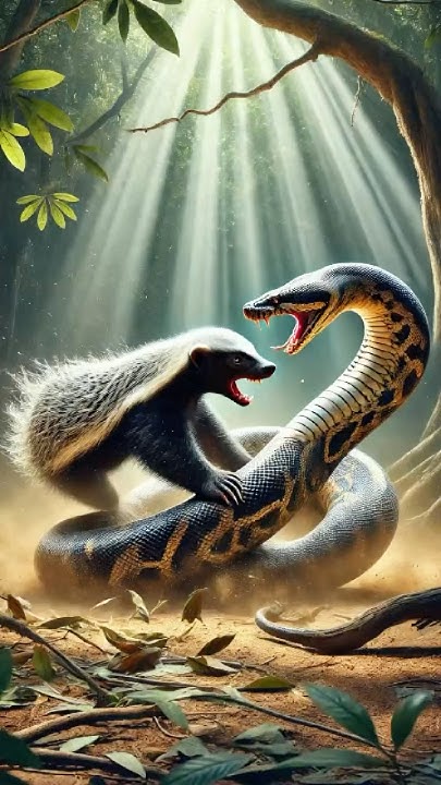 Honey Badger vs. Python - YouTube