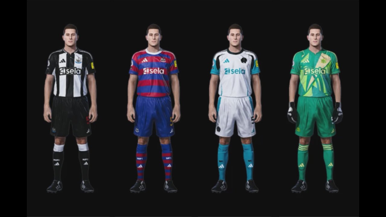 NEWCASTLE KITS 2024-2025 PES 2021 SMOKEPATCH (SIDER or CPK) - YouTube