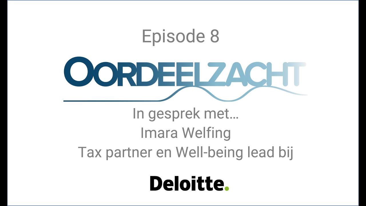 Oordeel zacht in gesprek met Imara Welfing - Tax partner en Well-being ...