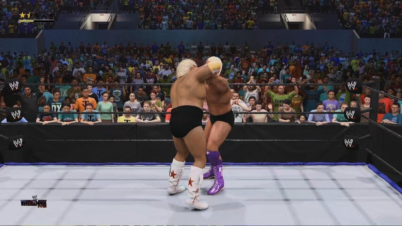 Ric Flair vs Dusty Rhodes, Wrestlemania Retirement Match - YouTube