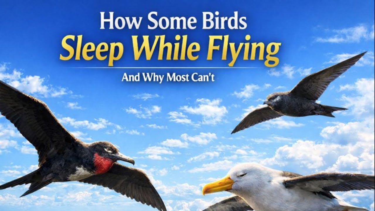 How Some Birds Sleep While Flying (And Why Most Can’t) - YouTube