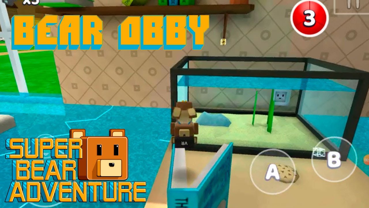 Bear OBBY. Short guide how to pass obby in the house. Super Bear ...