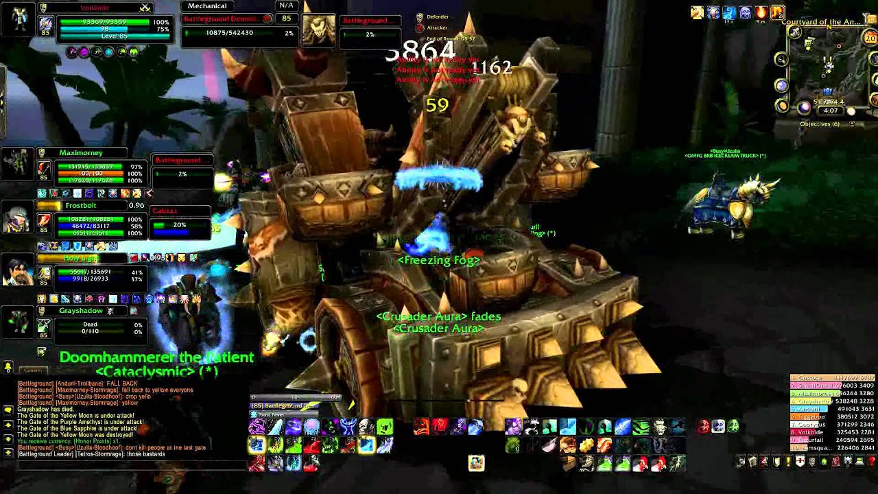World of Warcraft: Cataclysm - Strand of the Ancients (Gameplay) - YouTube
