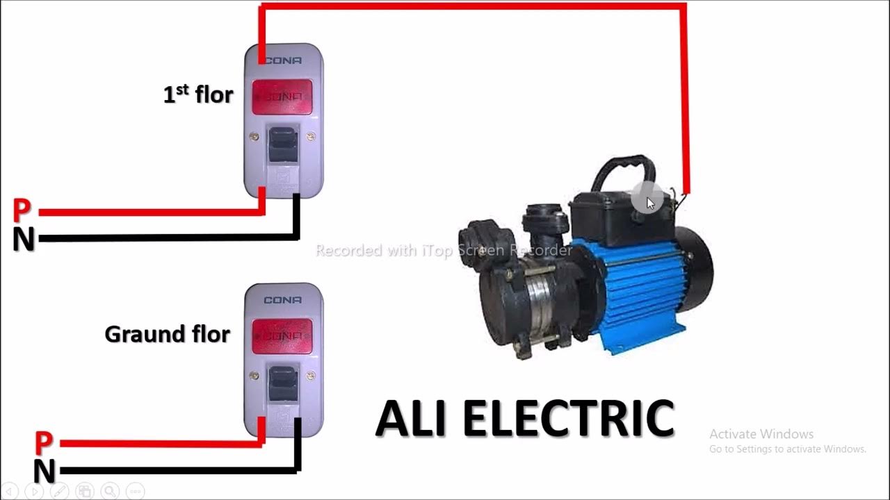 how to on off one motor with two different power supply | एक मोटर को दो ...