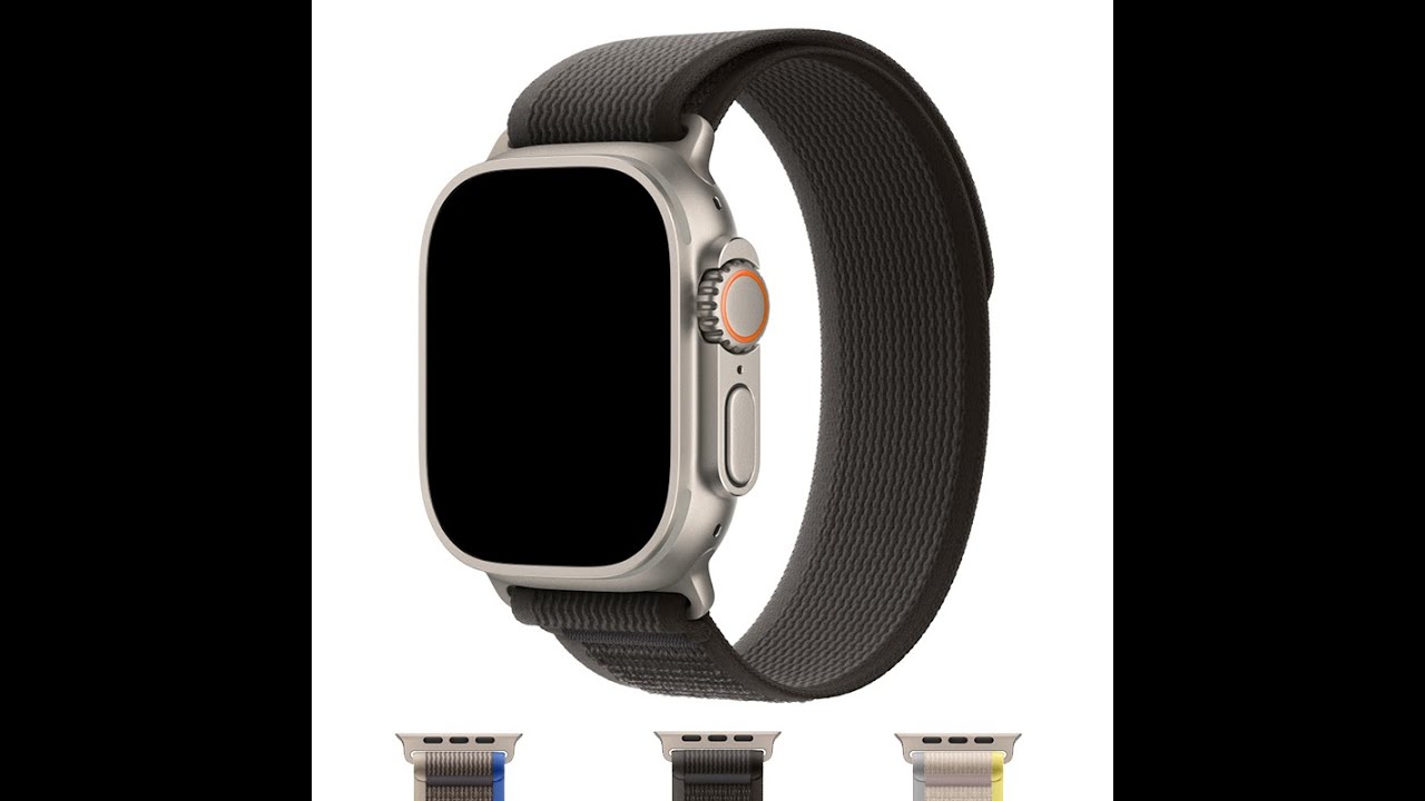 URVOI Apple Watch Trail loop nylon strap - YouTube