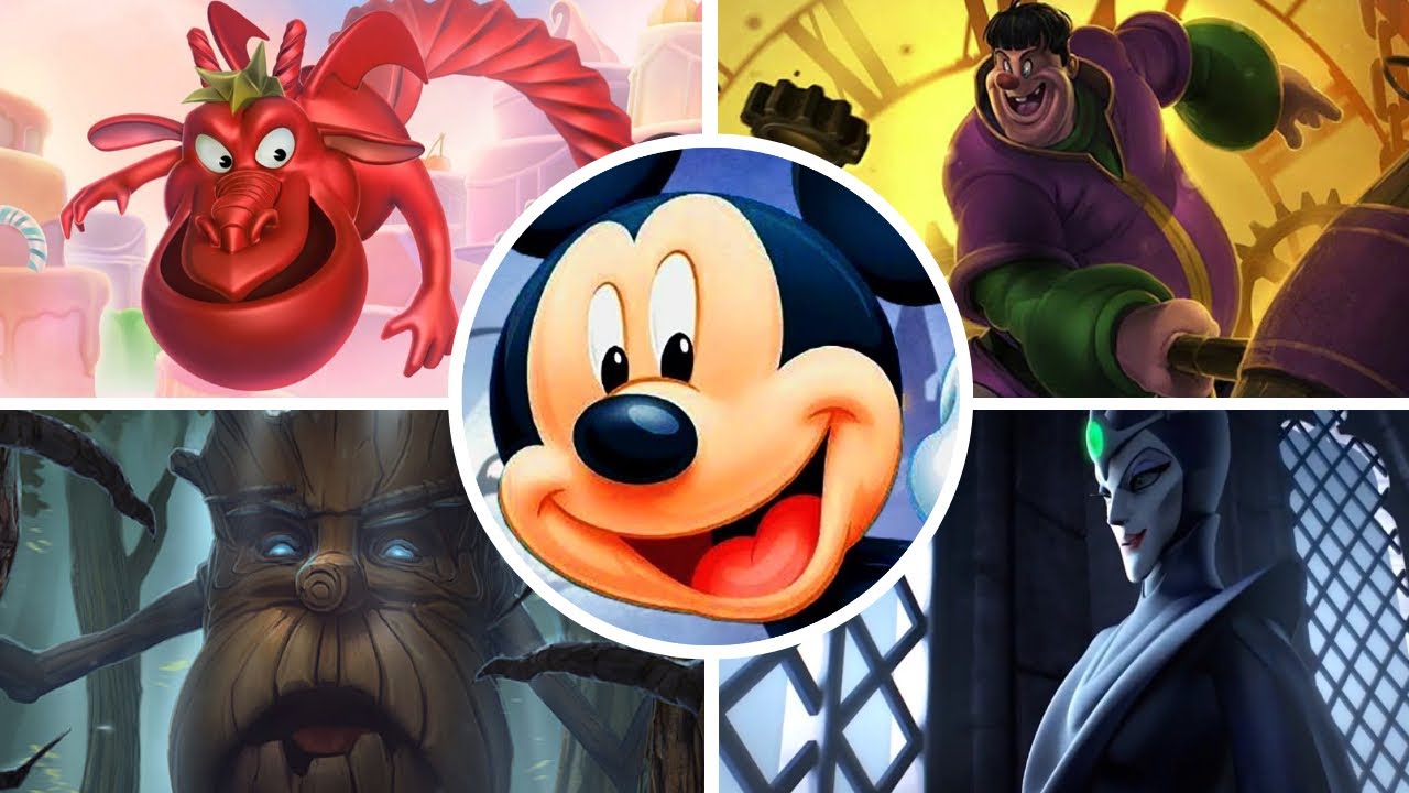 Castle of Illusion Starring Mickey Mouse 2013 - All Bosses + Cutscenes ...