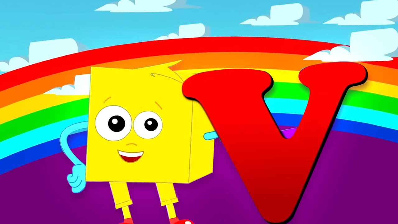 Colors Song, Learn Colors with Mr Shape & Preschool Rhymes - YouTube