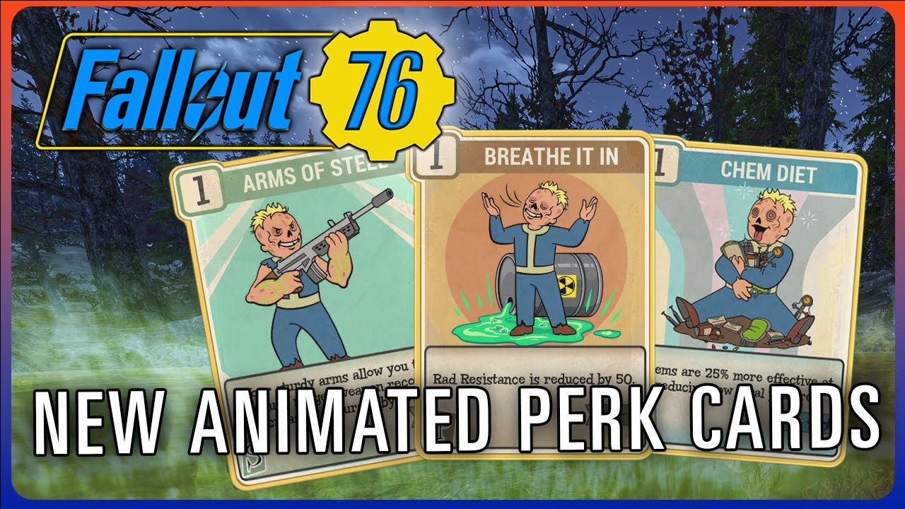 Will The New Perk Cards For Ghouls Be Animated In Fallout 76? - YouTube