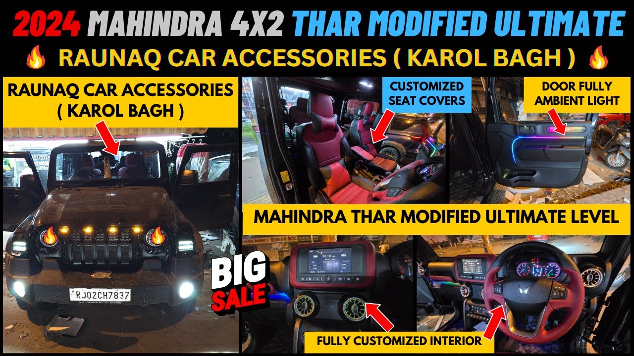 mahindra thar modified Fully Customized Interior 4x2 Thar Modified # ...