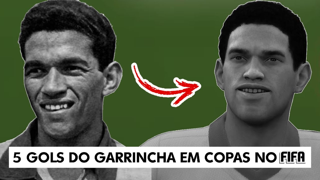 5 GOLS DO GARRINCHA EM COPAS - RECRIADOS NO FIFA - YouTube