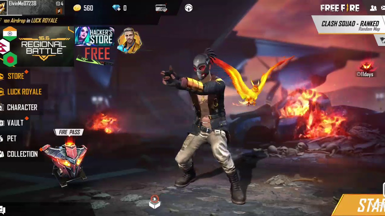 How to play free fire(in mobile)/best way - YouTube