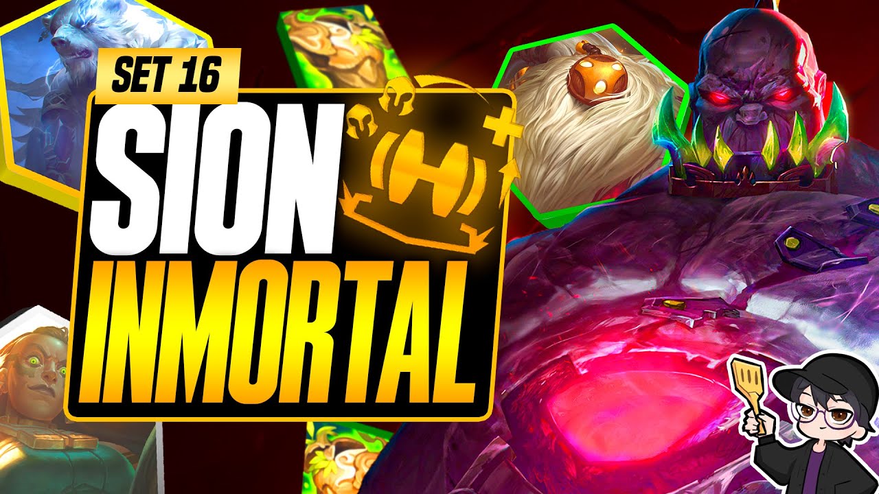 😱15K de VIDA! SION escala INFINITO en el SET 16 de TFT - YouTube