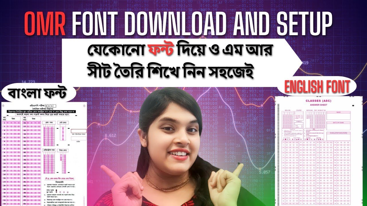 How to OMR Font download and Setup🤩, কিভাবে যেকোনো ফন্ট দিয়ে ওএমআর সীট ...