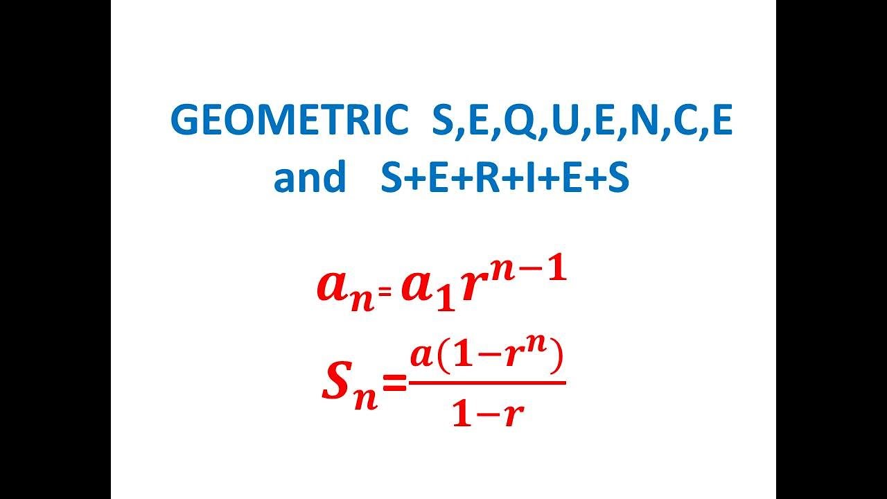 advanced geometric series - YouTube