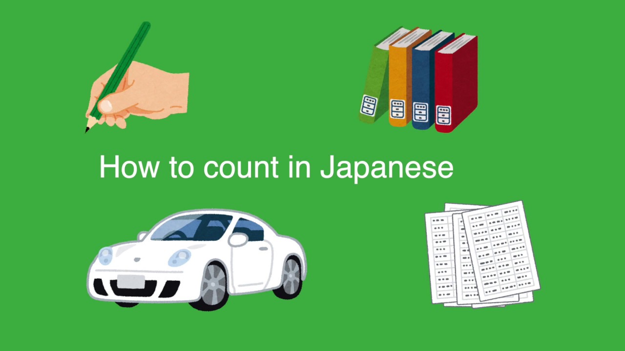 【How to count in Japanese】learn counter suffixes|冊本台枚 - YouTube