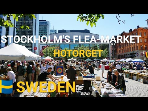 STOCKHOLM'S FLEA MARKET AT HÖTORGET | Stockholm Sweden!!! - YouTube