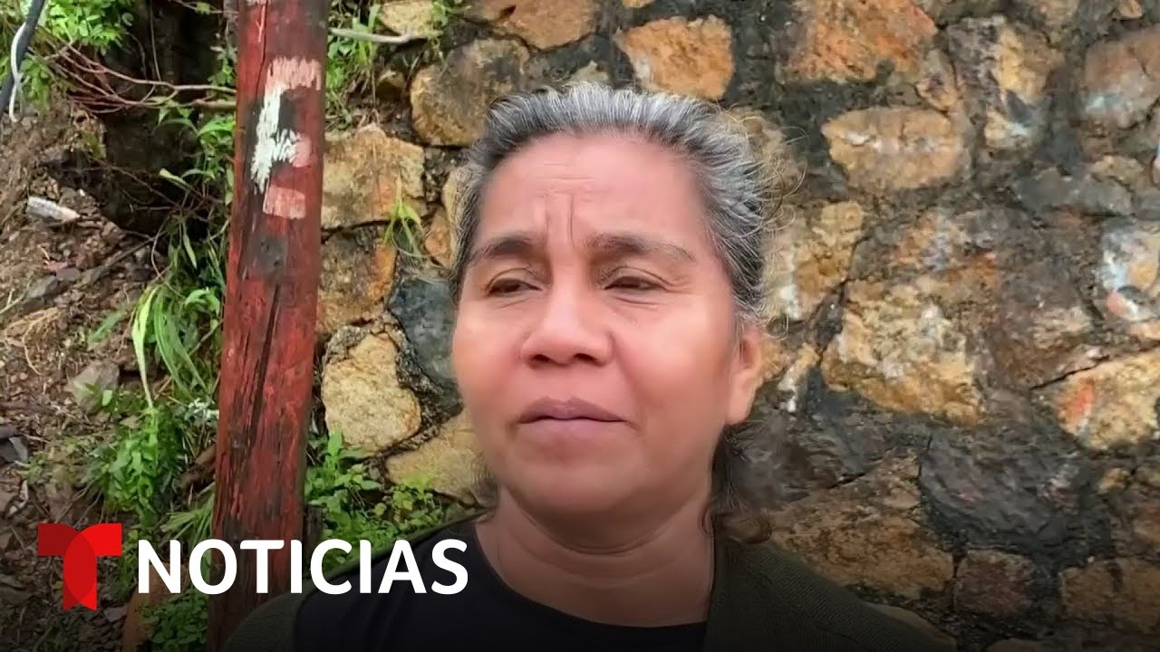 Pobladores de áreas rurales de Guerrero piden ayuda por los daños de John | Noticias Telemundo ...