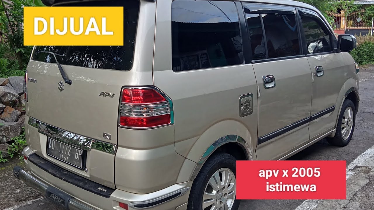 DIJUAL APV X 2005 - YouTube