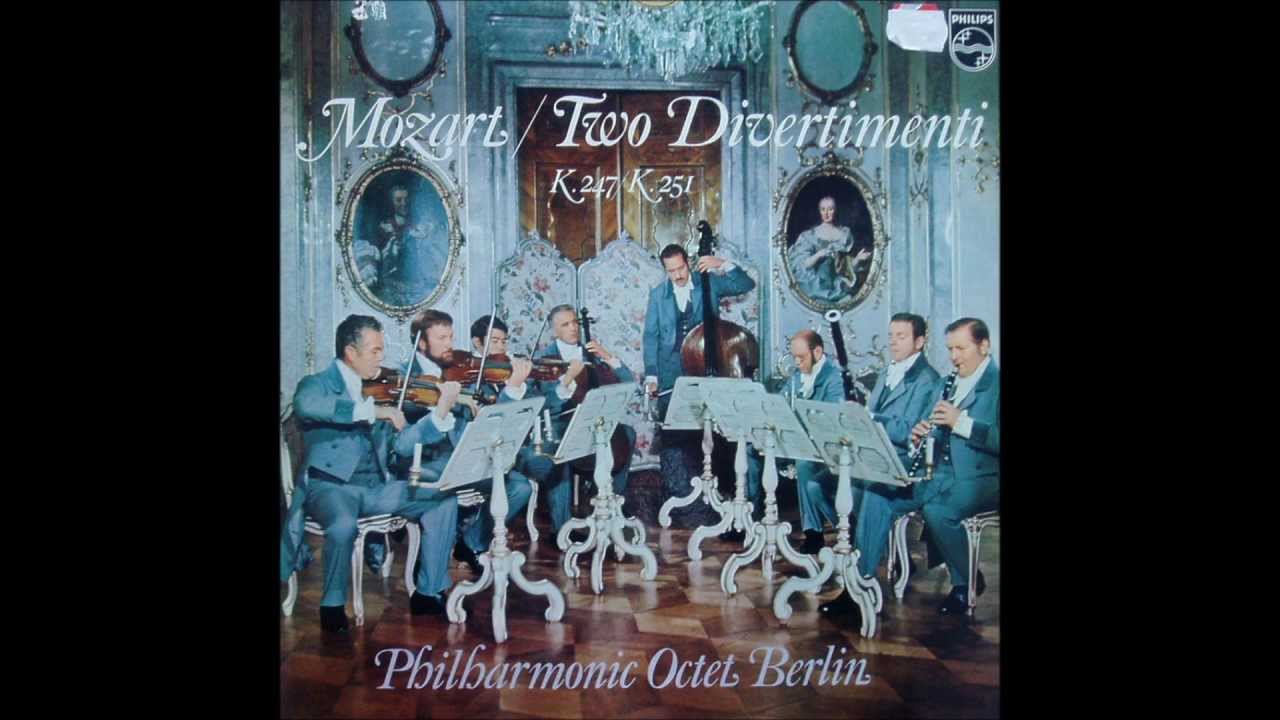 Mozart: Divertimento in D major K. 251 (Berlin Philharmonic Octet ...