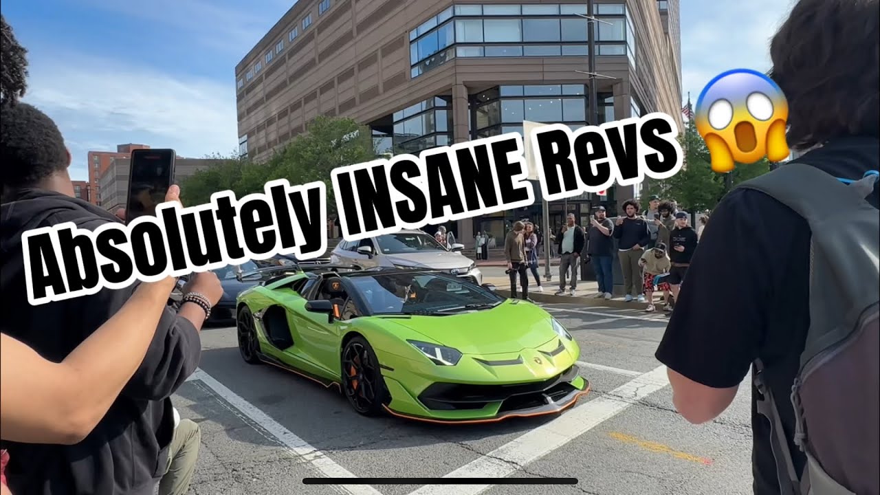 SUPERCARS TAKE OVER THE STREETS OF BOSTON!! (V12 Symphony!!) - YouTube