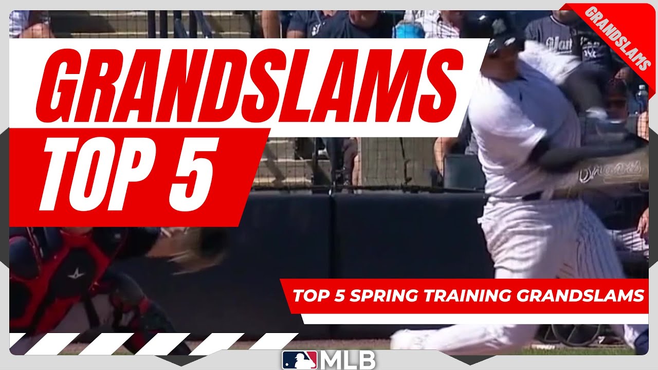 Top 5 Grand Slams ⚾⚾ of the MLB's 2023 Spring Training - YouTube