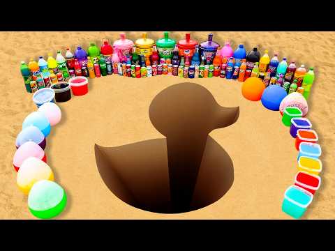 How to Make Giant a Duck made with Orbeez, Fanta Balloons, Popular Sodas, Pepsi, Coca Cola vs Mentos