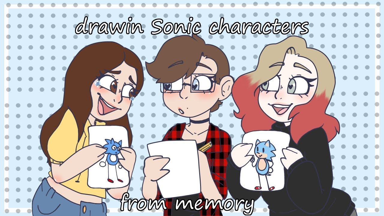 Drawing Sonic Characters From Memory (STREAM HIGHLIGHTS) part 1 - YouTube