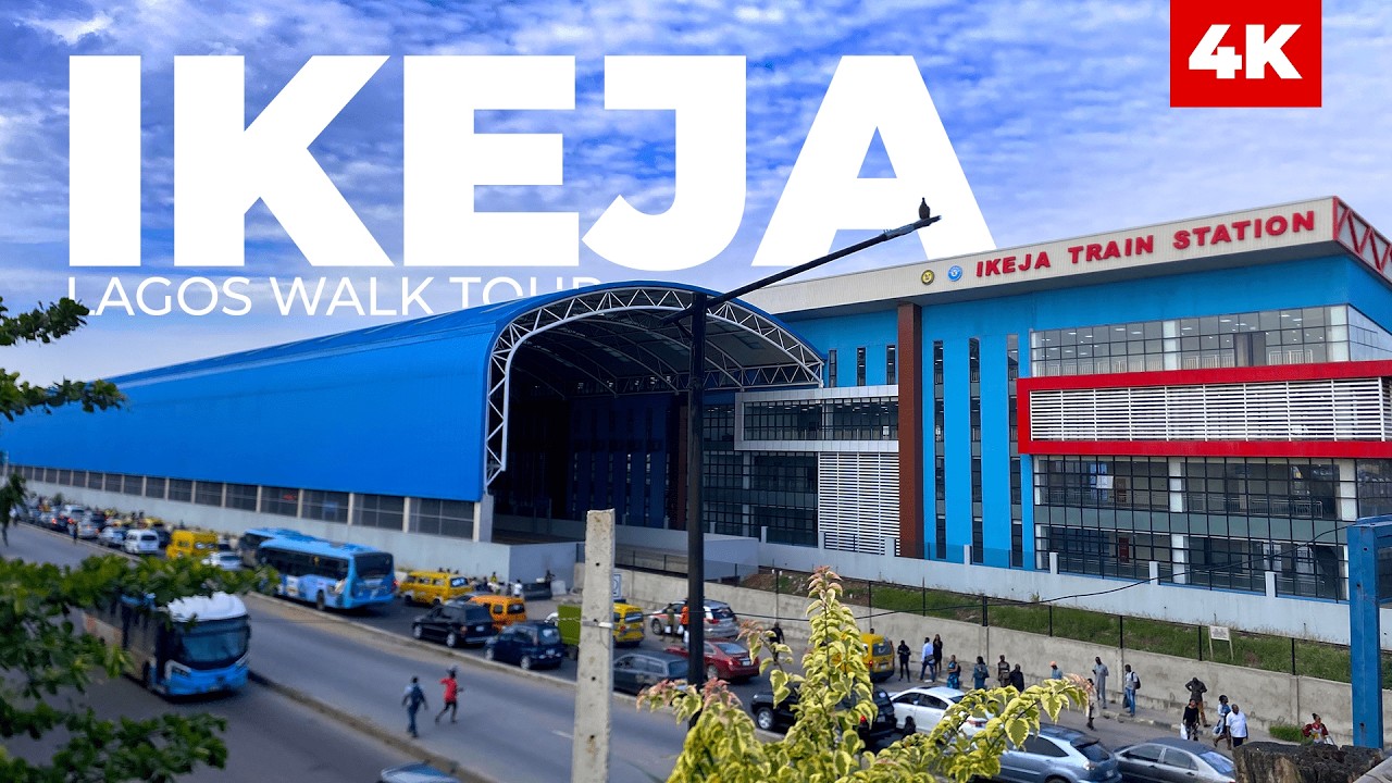 4k LAGOS IKEJA BRIDGE | TRAIN STATION TOUR - YouTube