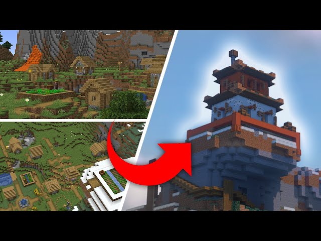 Chinese House Minecraft Map EPIC Chinese Village Transformation!