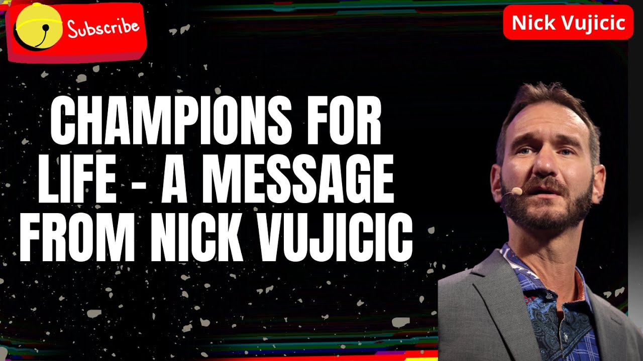 Nick V - Speakers| Champions for Life A Message from Nick Vujicic |Nick ...