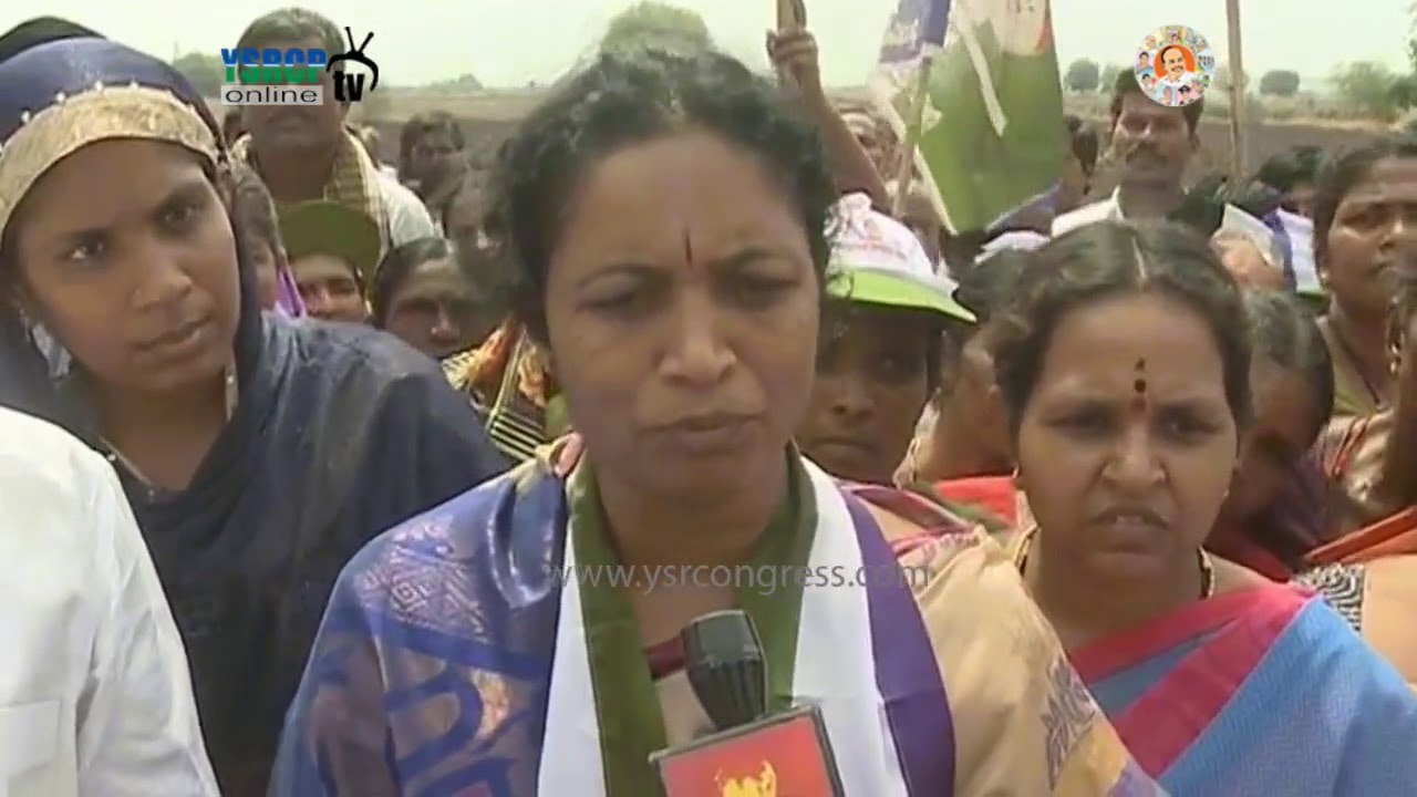 Ysrcp Mla Gowru Charitha reddy participate sangibhava yatra at kurnool ...