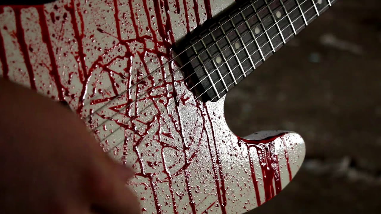 Fender Jim Root Telecaster Blood Splatter | Custom by Krupi Guitars ...