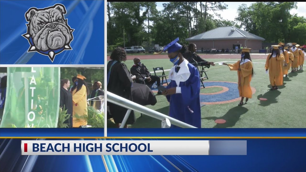 Beach High School 2021 graduation - YouTube