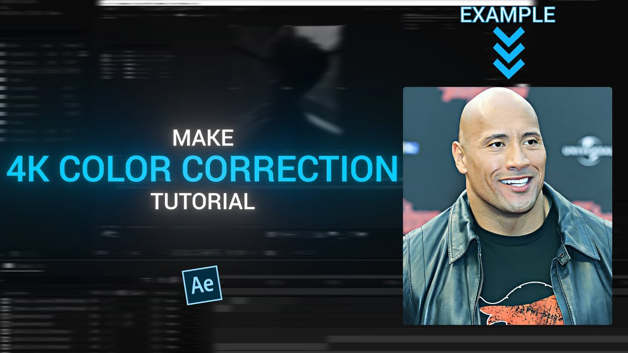 make 4k color correction WITHOUT ANY PLUGINS - after effects tutorial ...