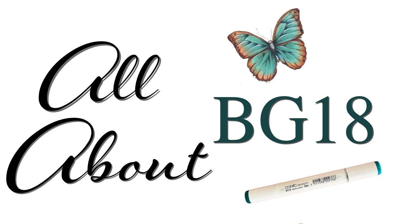 All About Copic Marker BG18 | Violeta-Ink.com - YouTube