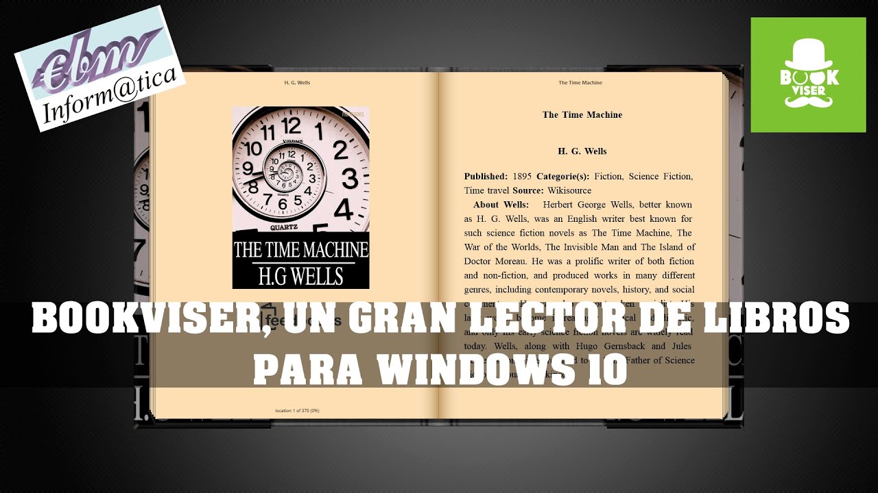BOOKVISER, UN GRAN LECTOR DE LIBROS PARA WINDOWS 10 - YouTube