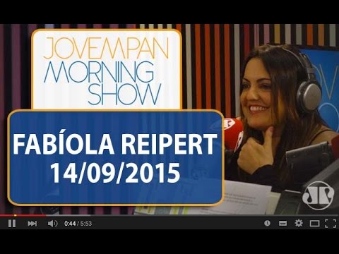 Fabíola Reipert - Morning Show - Edição completa - 14/09/2015 - YouTube