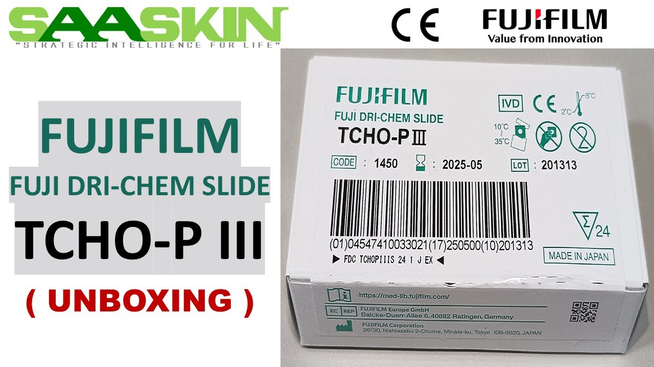 Fujifilm FUJI DRI-CHEM SLIDE TCHO-P III | Reagent Kit | UNBOXING ...