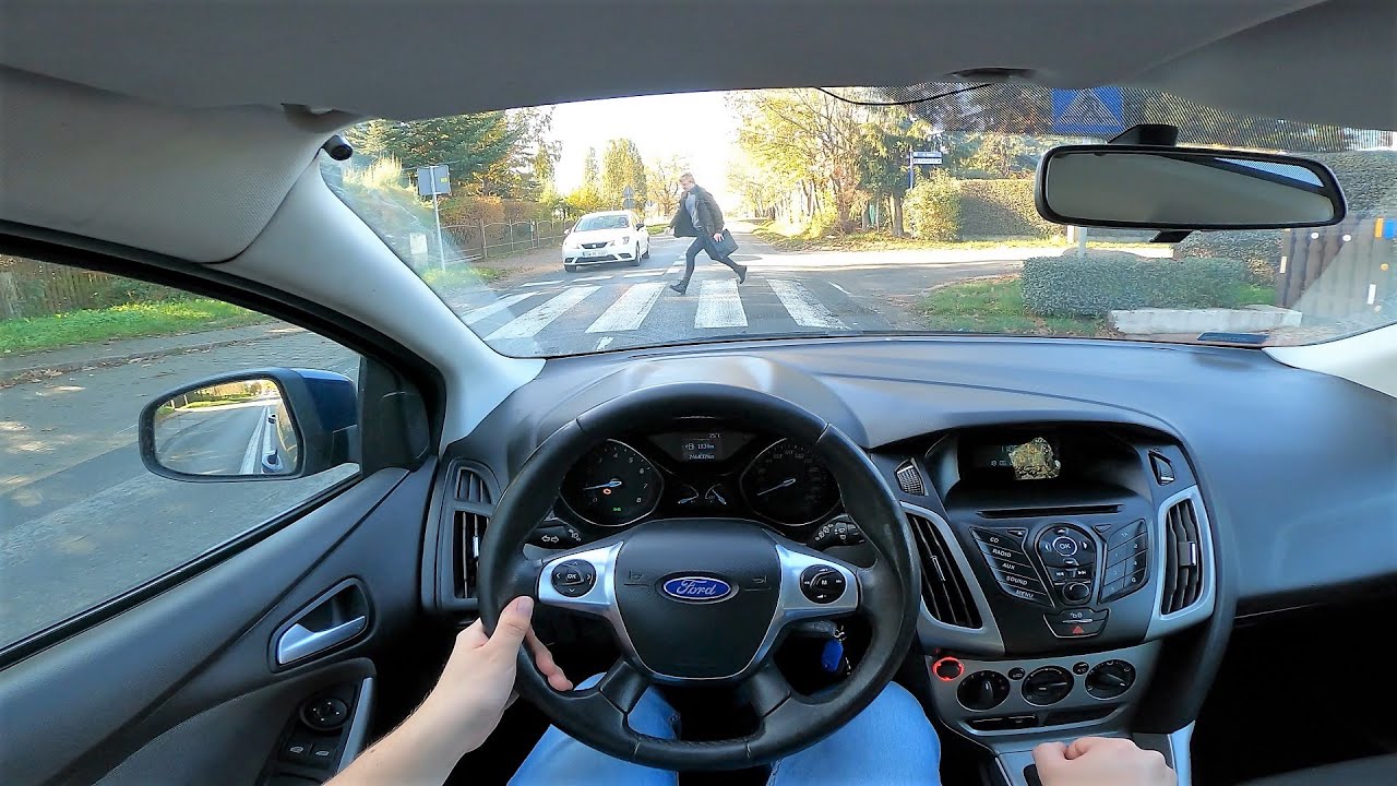 Ford Focus III 1.6 Duratec Ti-VCT 105HP (2014) POV Test Drive ...