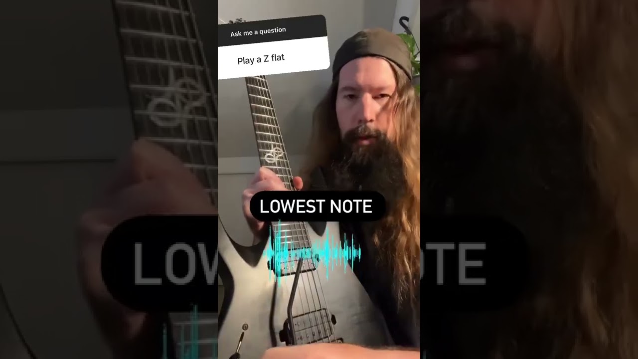 LOWEST note possible on guitar 🎸 - YouTube